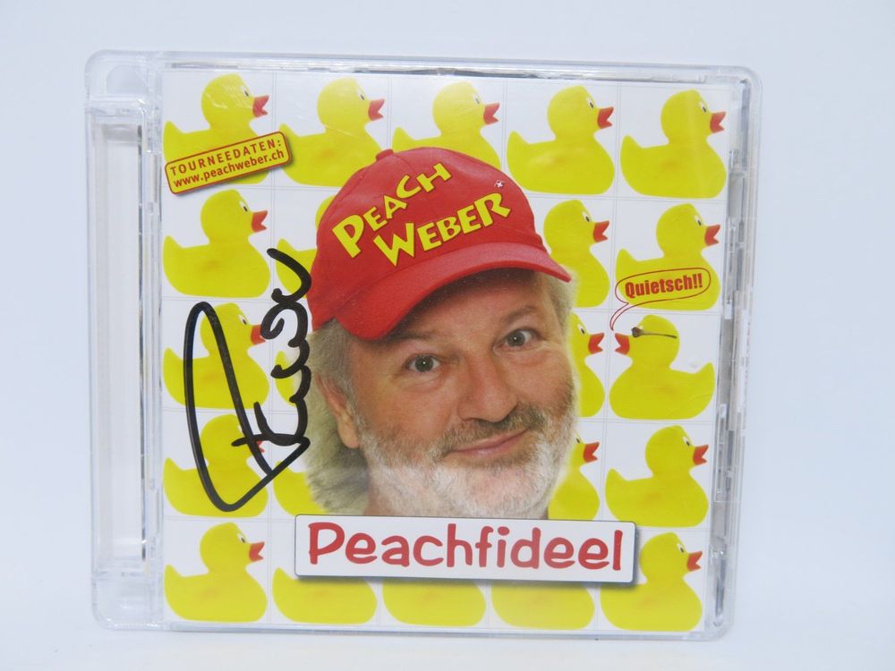 signierte CD: Peach Weber: Peachfideel Mundart / top Zustand (Gebraucht ...