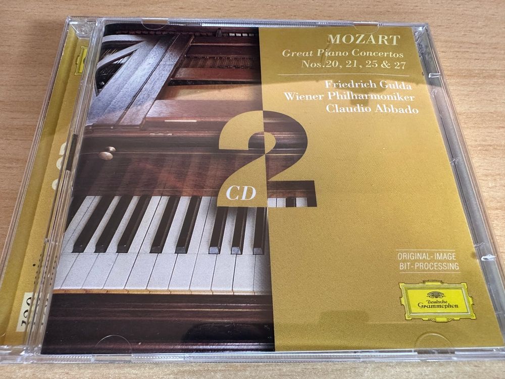 Mozart - Great Piano Concertos Nos.20, 21, 25 & 27 - 2 CD (Gebraucht) in Rikon im Tösstal für ...