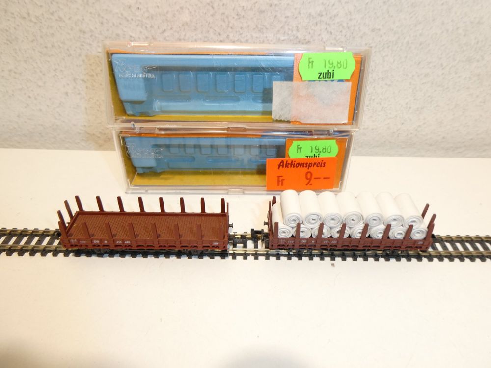 Roco Güterwagen Rungenwagen Spur N 25005 (Gebraucht) in Luzern für CHF ...