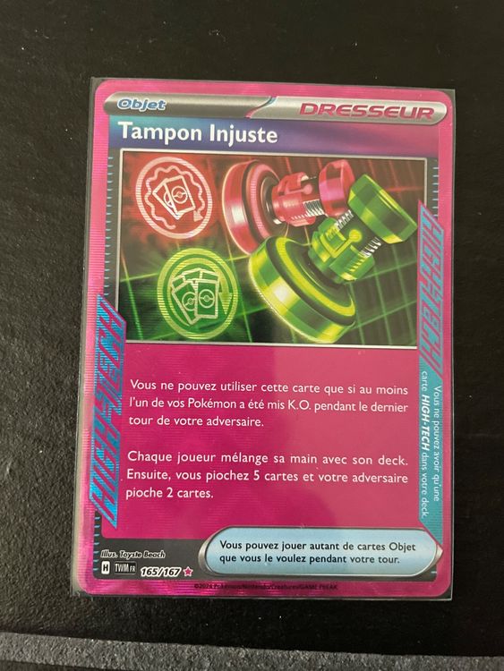 Pokemon Tampon Injuste (Unfair Stamp) Twilight Franz. (Neu (gemäss ...
