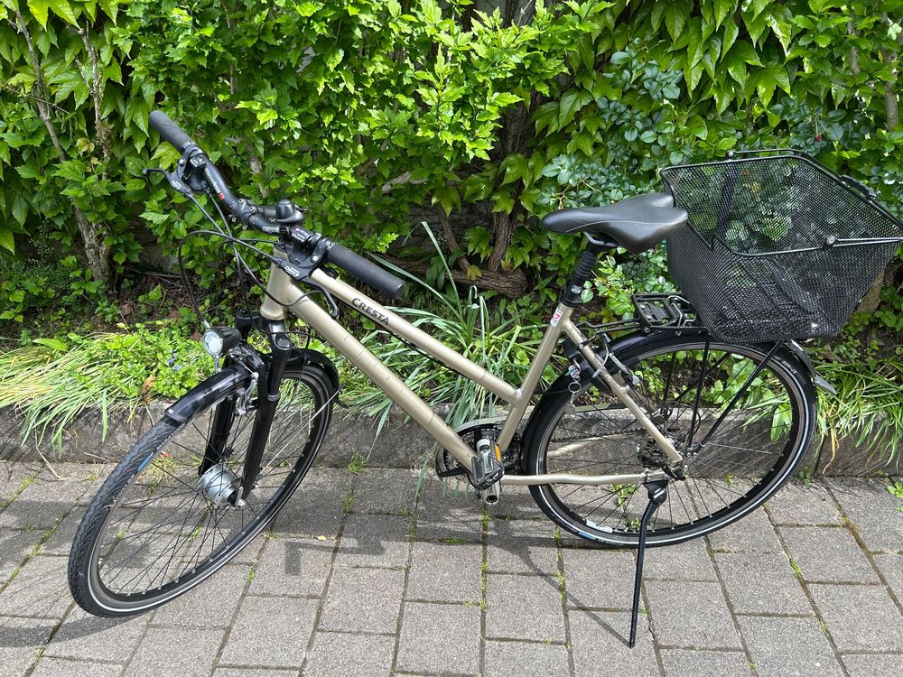 Cresta Damenfahrrad mit Korb, Top Zustand für den Sommer (Gebraucht) in ...