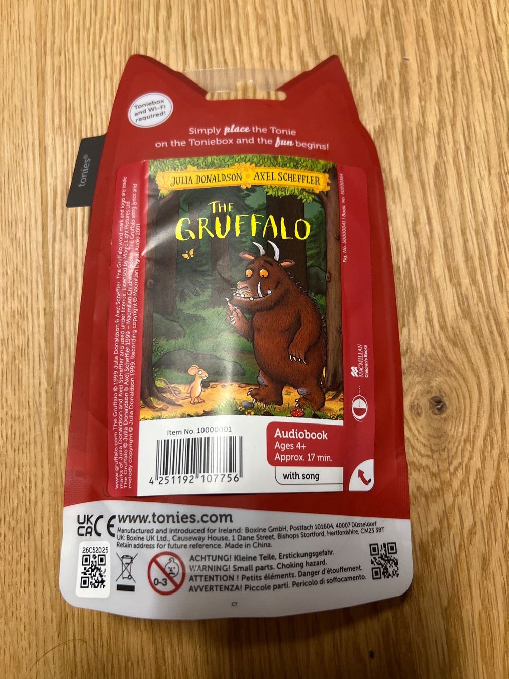 Tonies - The Gruffalo (EN) Grüffelo - Julia Donaldson (Neu und ...
