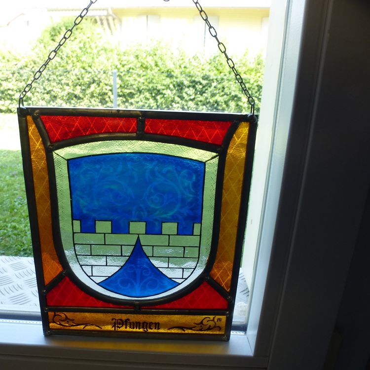 Fensterbild aus Glas / Pfungen ZH (Gebraucht) in Henggart für CHF 19.5 – nur Abholung auf ...
