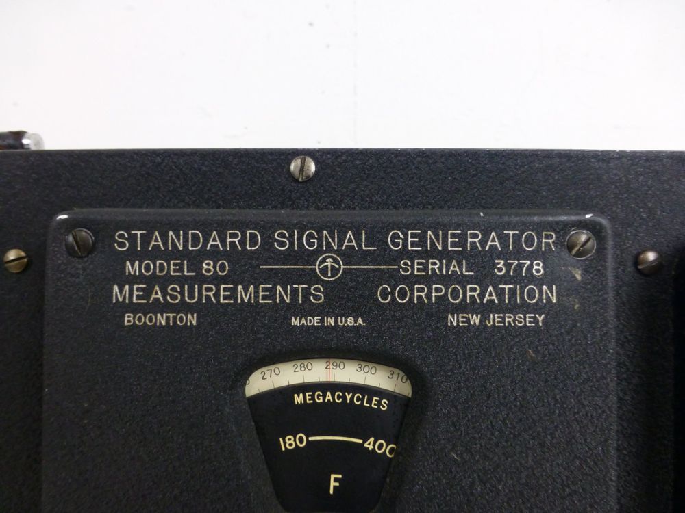 Measurements Corp Standard Signal Generator Model-80 (Gebraucht) in ...