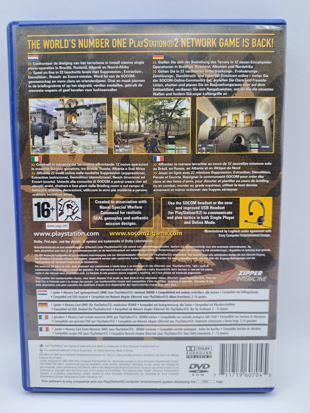 SOCOM II/2 U.S. Navy Seals (Playstation 2/PS2) (Gebraucht) in Balgach für CHF 4.5 – mit ...