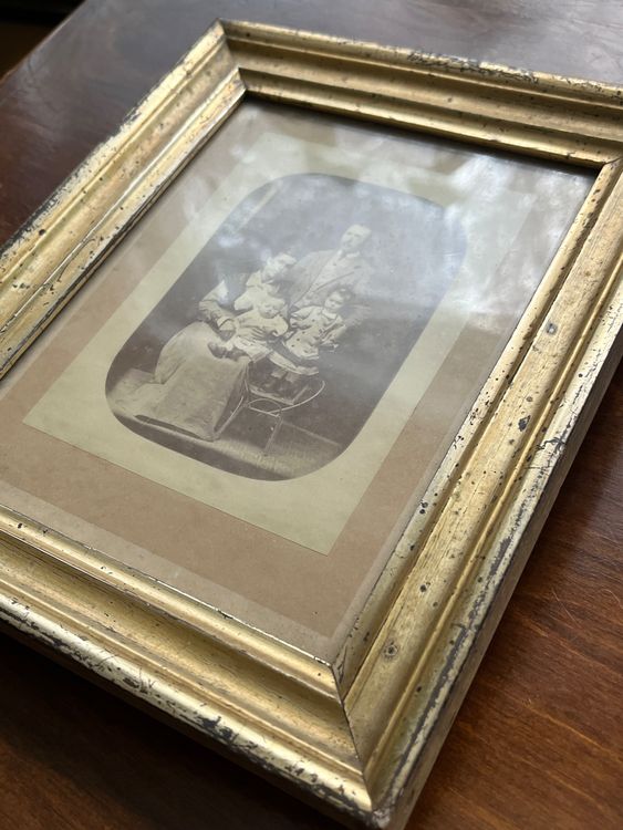 Foto 1880 Jura Familie antik 19. Jh. Rahmen Albumin ancien (Gebraucht ...