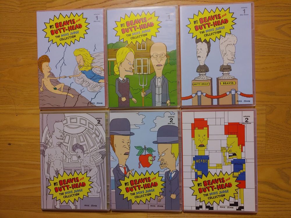 Beavis and Butt-Head 1 & 2 - Mike Judge Collection (6 DVD's) (Gebraucht ...