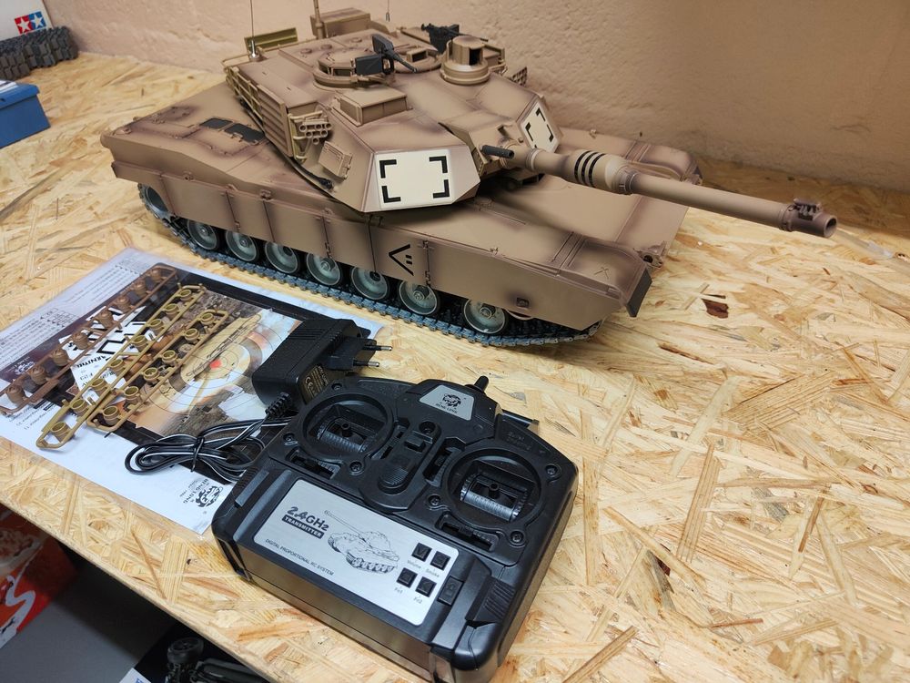 Heng Long Rc Panzer Abrams 1:16 (Neu und originalverpackt) in ...