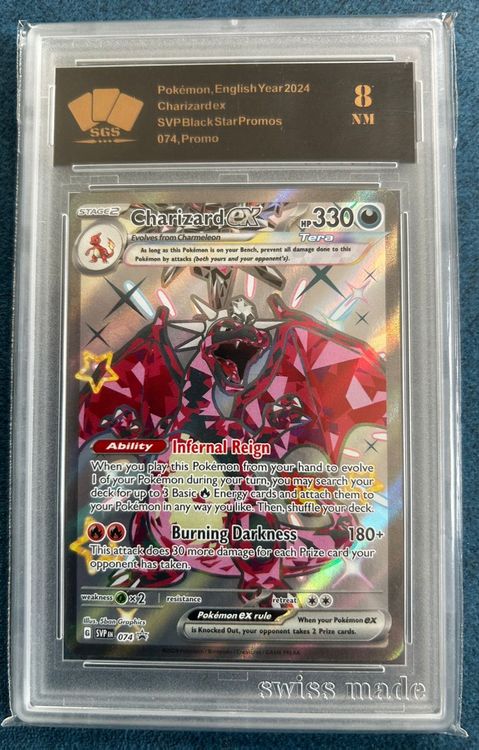 Charizard ex 074 Promo - Pokémon Karte - Top Zustand (Neu (gemäss ...