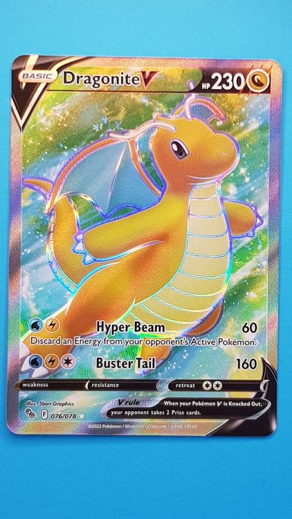 Dragonite V – Full Art – Pokemon GO - EN | Kaufen auf Ricardo
