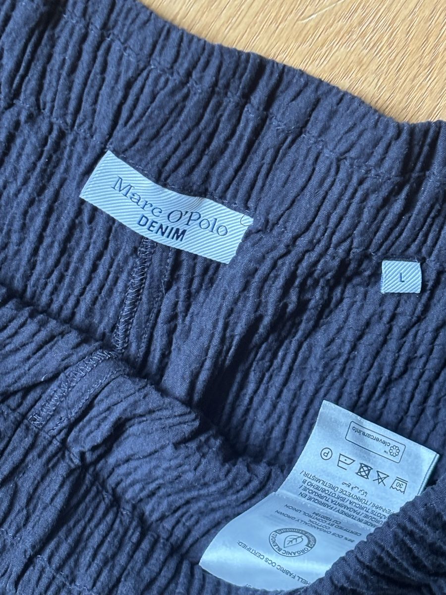 Marco Polo Sommer Outfit Gr.L Hose 3/4 länge d‘blau Musselin (Gebraucht ...