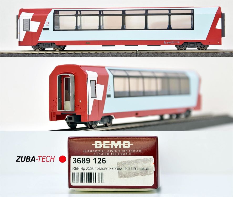 Bemo 3689126 Personenwagen RhB H0 GS OVP (Gebraucht) in St. Gallen für ...