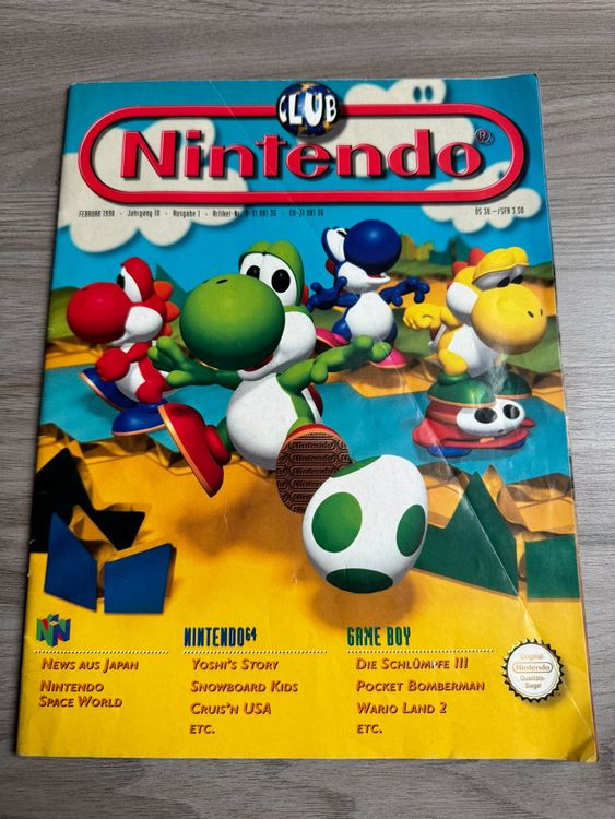 Club Nintendo Februar 1998 (Gebraucht) in Tramelan für CHF 40 – mit ...