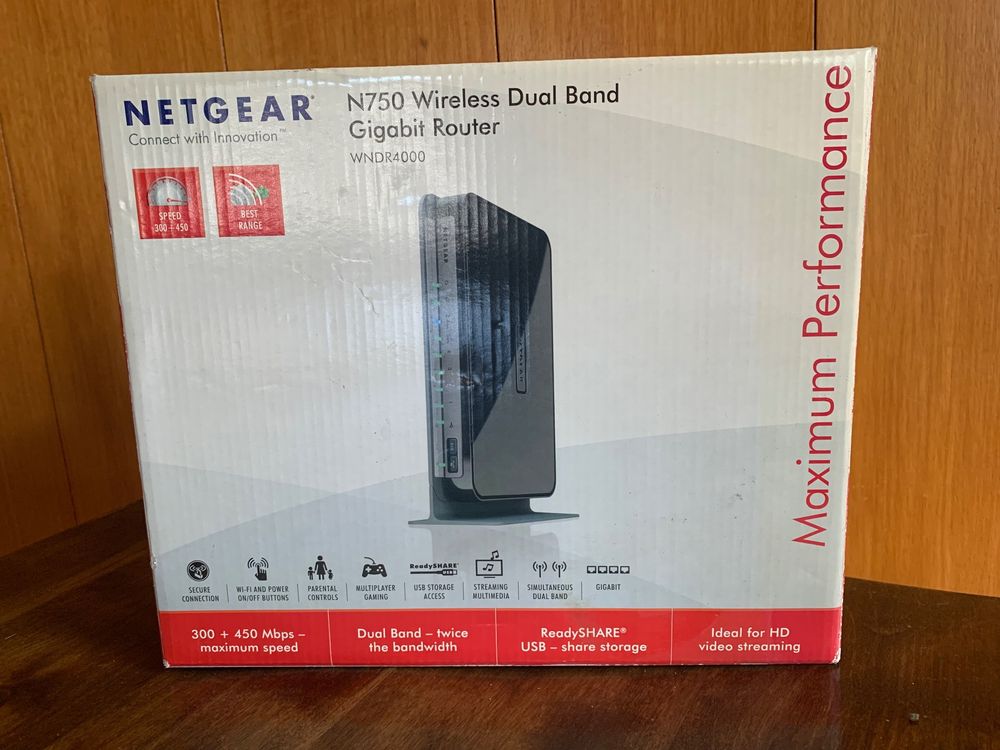 Netgear N750 Wireless Dual Band Gigabit Router WNDR-4000 | Kaufen auf ...