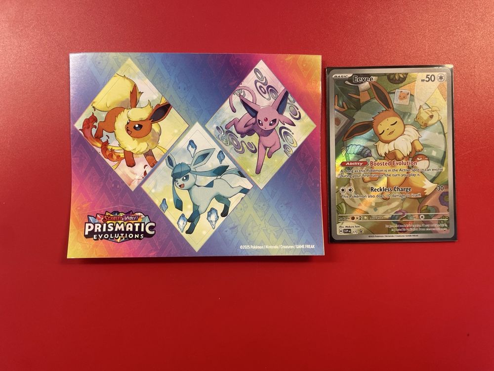 Prismatic Evolutions Promo Card Eevee | Kaufen auf Ricardo