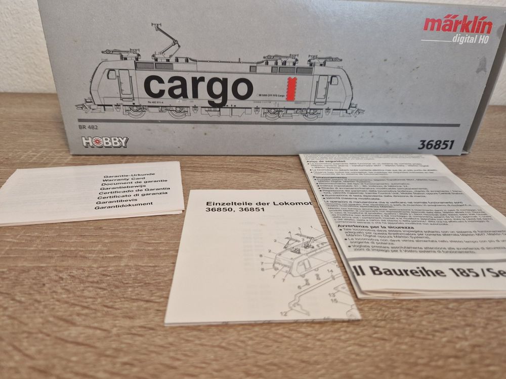 Märklin 36851 E-Lok BR 482 Cargo SBB Digital H0 | Kaufen auf Ricardo