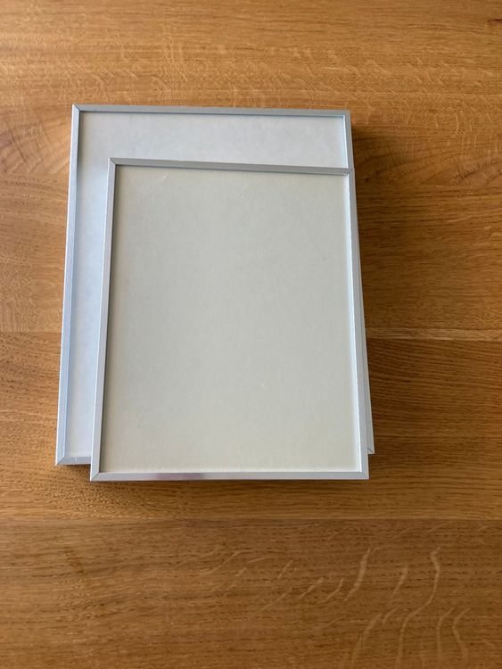 2 kleine Alu Wechselrahmen 20x25 cm und 25x30 cm (Gebraucht) in Stäfa ...