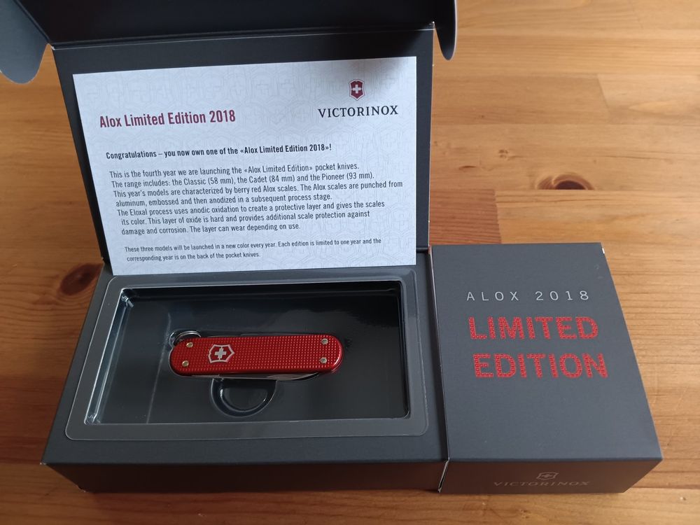 Victorinox Alox Classic 2018 Lim. Edition (Neu und originalverpackt) in ...
