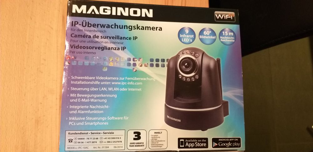 Maginon IP-Überwachungskamera WIFI (IPC-10AC) | Kaufen auf Ricardo