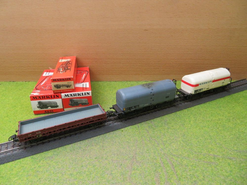 4621 2x und 313-1 Märklin HO Güterwagen (Gebraucht) in Dottikon für CHF ...