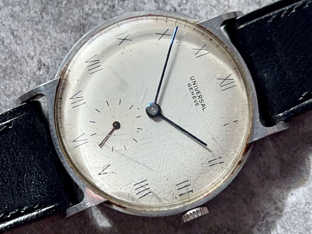 Vintage Universal Art Deco Steel Watch 1938 | Kaufen auf Ricardo