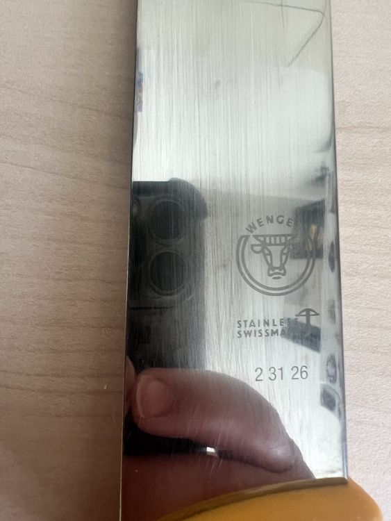 Couteau de cuisine Swibo Wenger, lame 23cm, parfait état (D'occasion) à ...