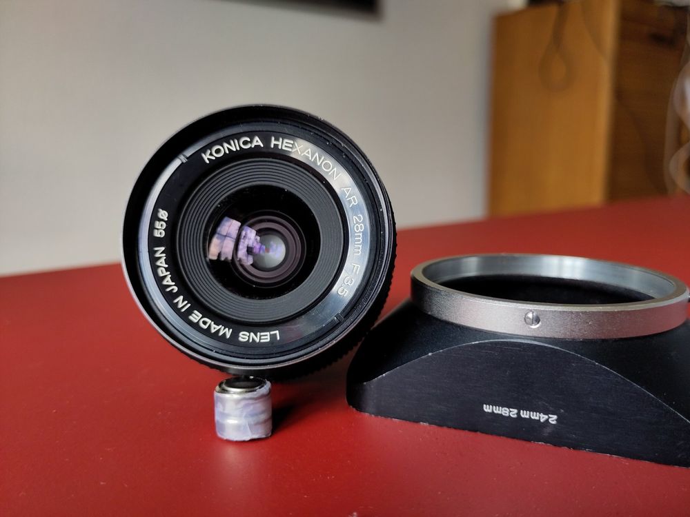 Konica Hexanon AR 28mm f3.5Konica Hexanon AR 28mm f3.5 (Gebraucht) in ...