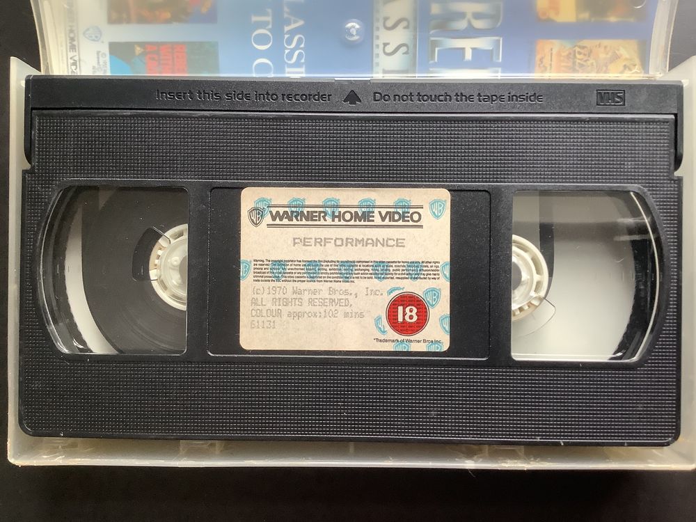 VHS-Film: Performance (1970, Mick Jagger, Anita Pallenberg) (Gebraucht ...