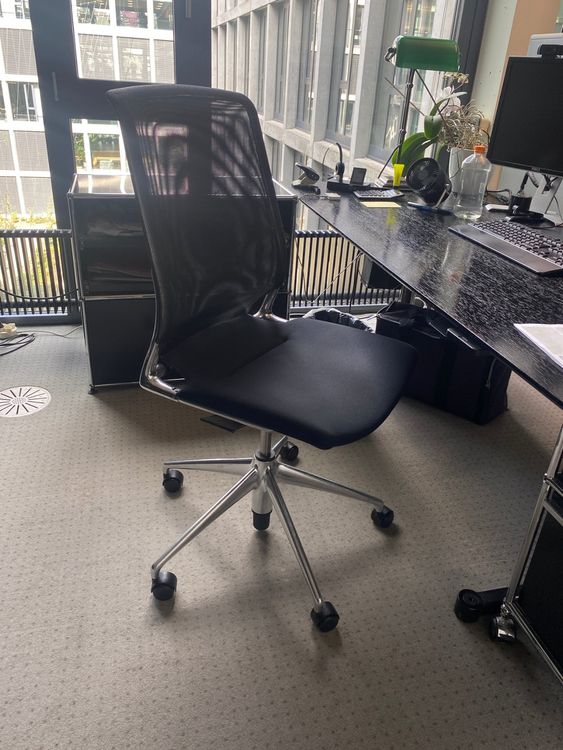 Vitra Meta Chair Alu Bürodrehstuhl ohne Armlehne B0723 (Gebraucht) in ...