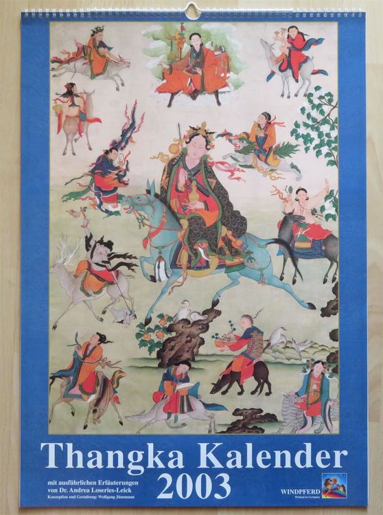 Thangka-Kalender 2003 mit 12 grossformatigen Thangka-Bildern | Kaufen ...