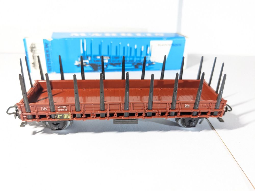 Märklin 4607 Rungenwagen (Mit Schublade und Ranchets) (Gebraucht) in ...