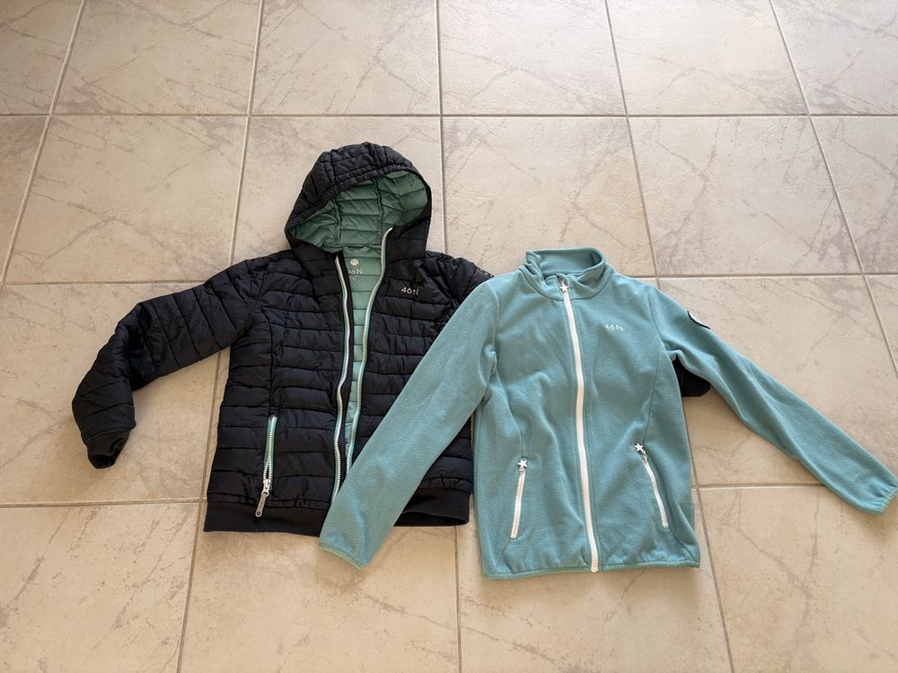 46 Nord Jacke Gr.152 & Fleecejacke Set, top Zustand (Gebraucht) in ...