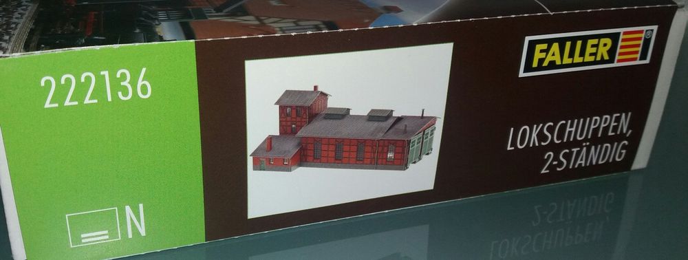 Faller 222136 Spur N - Bausatz Lokschuppen 2-ständig (Neu (gemäss ...