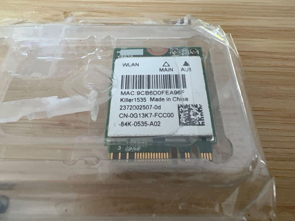Dell Killer Intel Wireless-AC N1535 WiFi Card BT 4.1 (Neu (gemäss ...