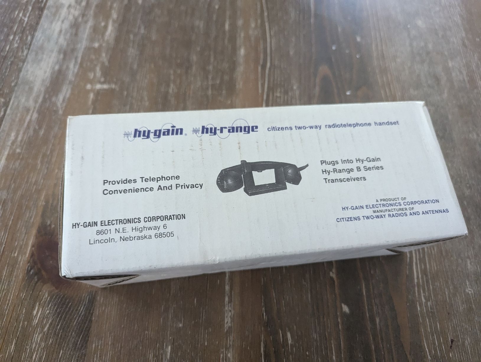 Boxed unused old stock hy-gain microphone handset telephone (Neu ...