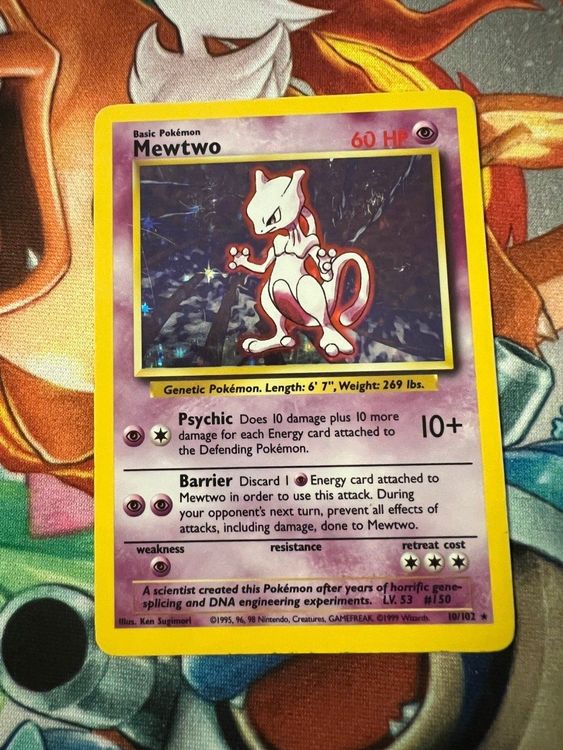 Pokemon Mewtwo Base Set Holo | Kaufen auf Ricardo