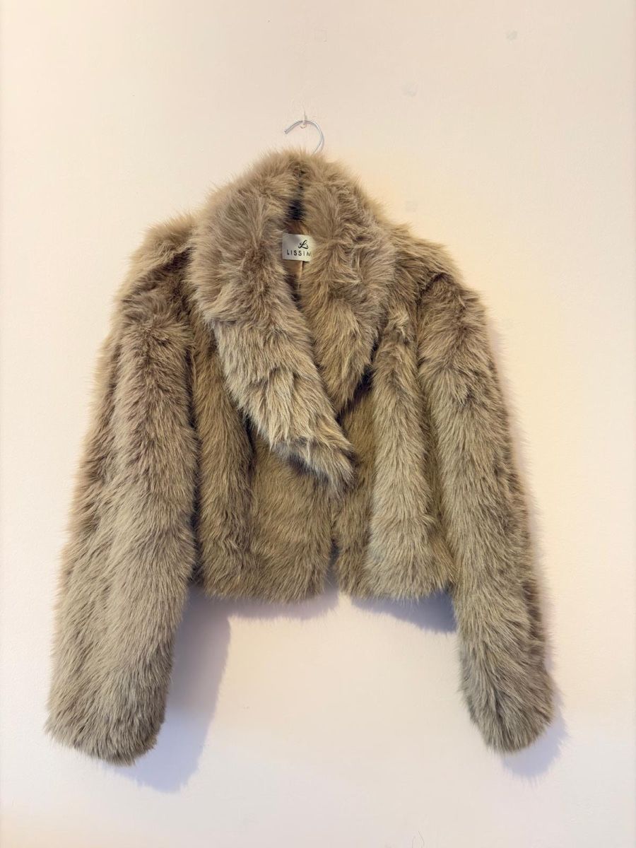 Warme Kunstfell Jacke, Teddy Jacke, Winter Jacke, Braun (Neu und ...