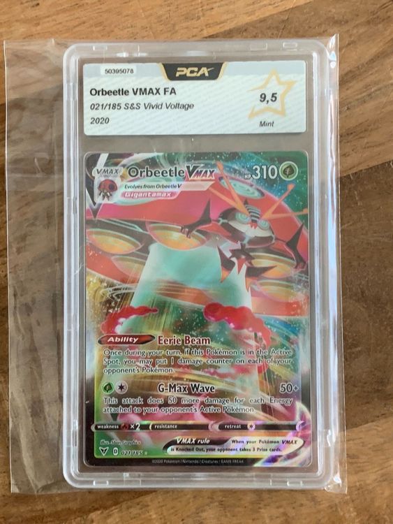 Pokémon Orbeetle VMAX PCA Grade 9.5 (Neu und originalverpackt) in Wängi ...
