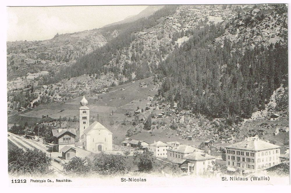 ST. NIKLAUS VS 1910 mit Bahnhof | Kaufen auf Ricardo