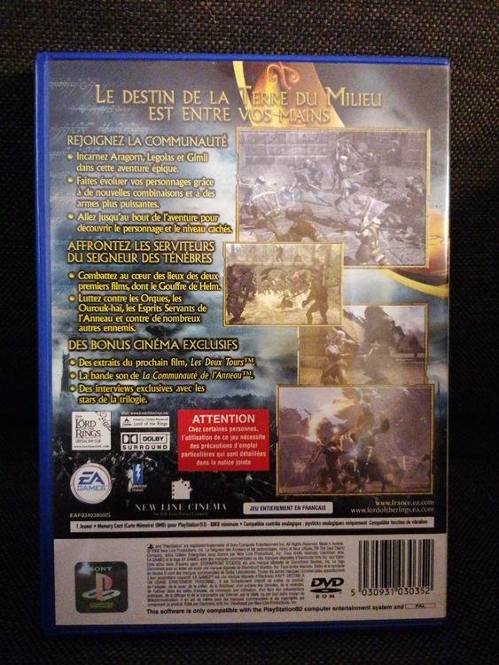 PS2 - Le Seigneur des Anneaux : Les Deux Tours (Gebraucht) in Delémont für CHF 1 – mit Lieferung ...