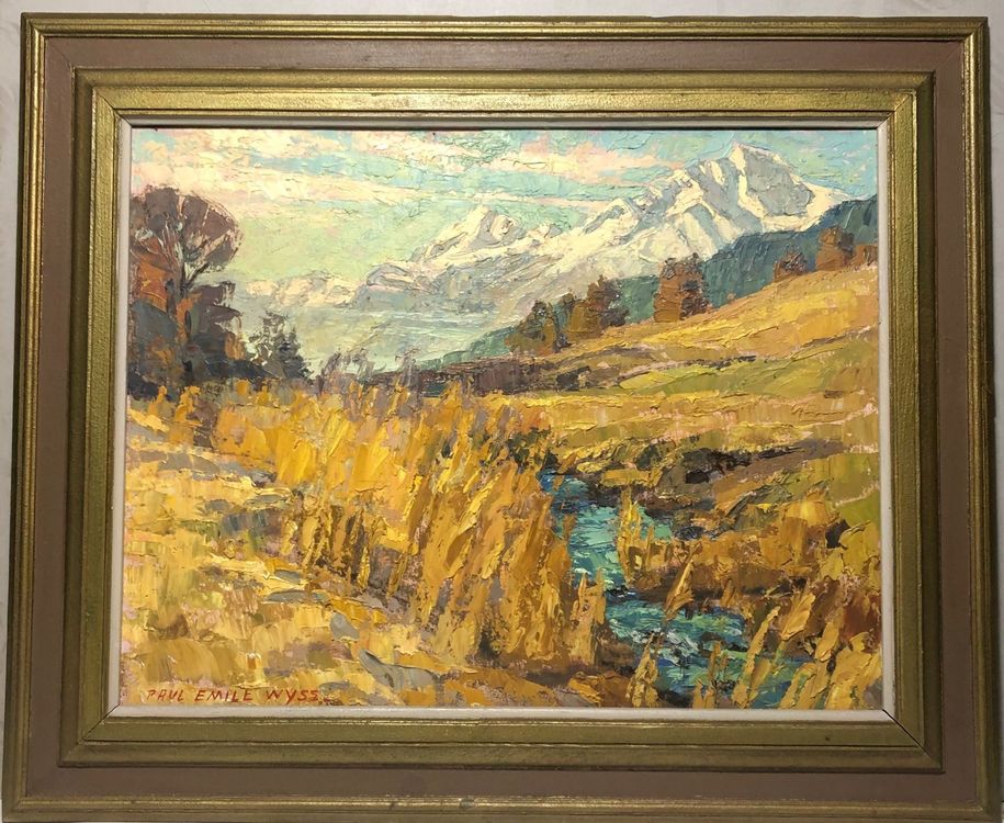 Paul Emil Wyss grosses Gemälde (Gebraucht) in Root für CHF 1065 – mit Lieferung auf Ricardo kaufen
