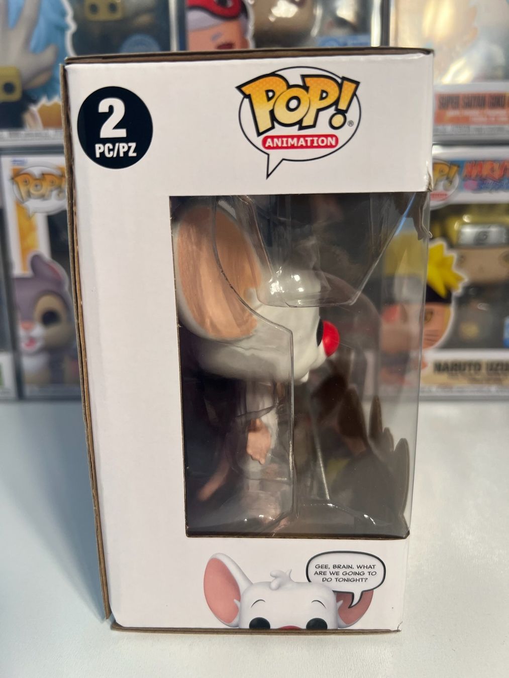 Funko POP! 2-Pack Pinky and The Brain Edition Limitée Glow (Neu und ...