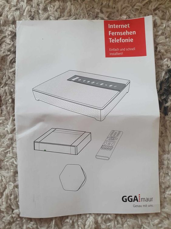 Boardband Router Ethernet Fiber Gateway Modem EG400-R1 V1.2 (Neu und ...