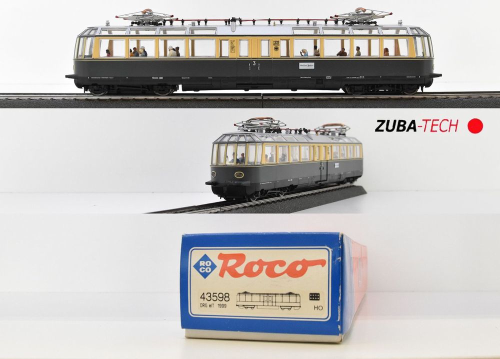 Roco 43598 Triebwagen C4 elT DRG Gläserner Zug H0 GS mit OVP (Neu ...