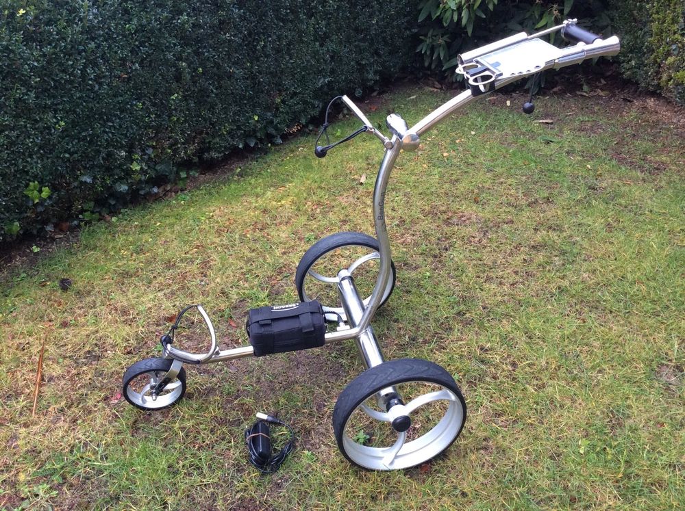Golf Trolley, BeeGon GT-ES-900-Pro, Edelstahl poliert (Gebraucht) in ...
