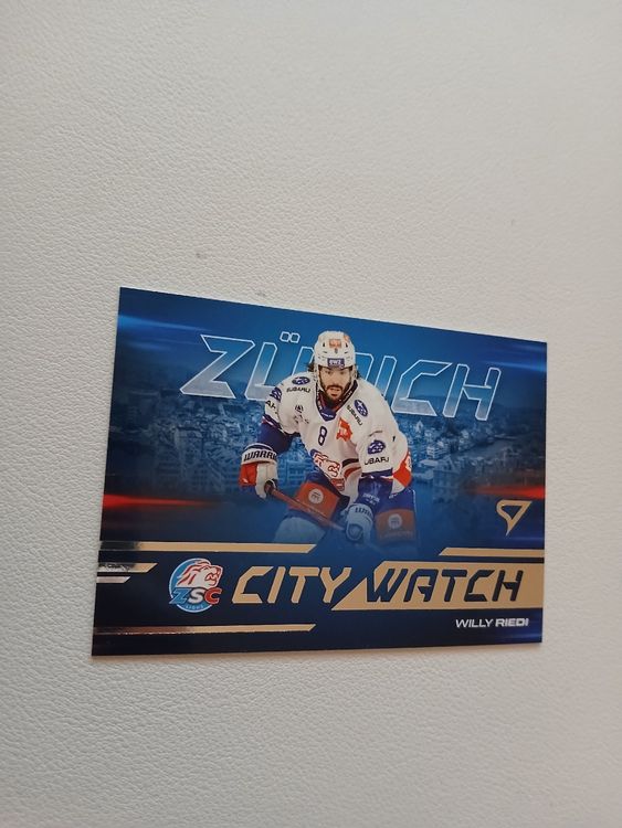 ZSC Lions Willy Riedi City Watch Karte - Top Zustand! (Neu (gemäss ...