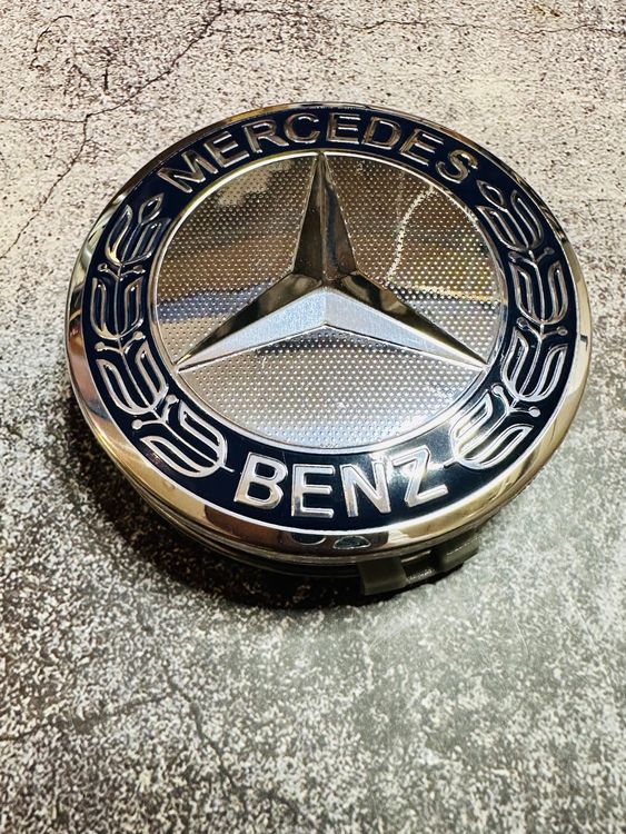 Mercedes 75mm Nabendeckel Radnaben Felgendeckel Dunkelblau | Kaufen auf ...