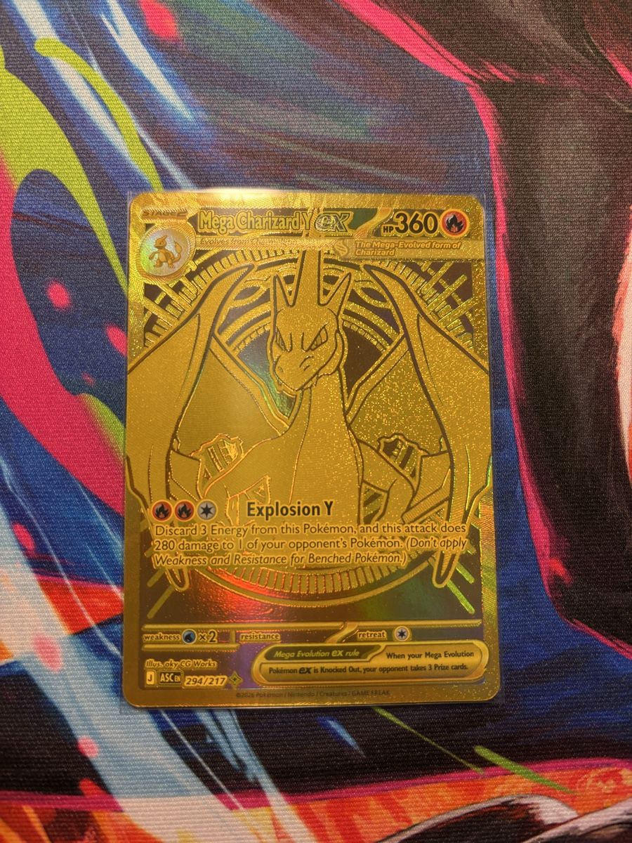 Pokemon Mega Charizard Y Gold (ENG) Ascended Heroes (Neu (gemäss ...