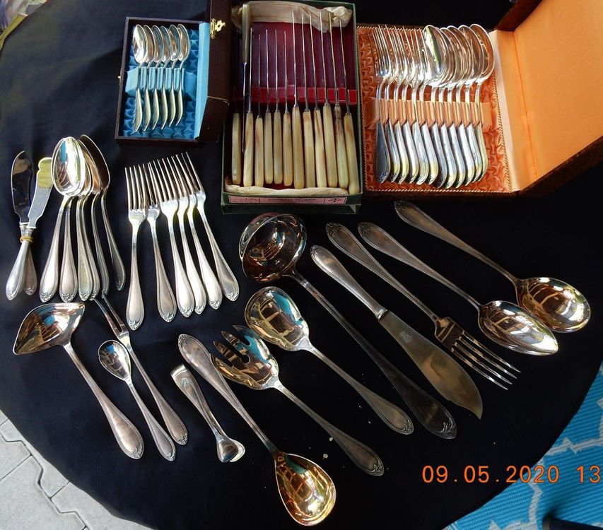 Tafel-Besteck Wellner 90 Silberbesteck (Neu (gemäss Beschreibung)) in ...