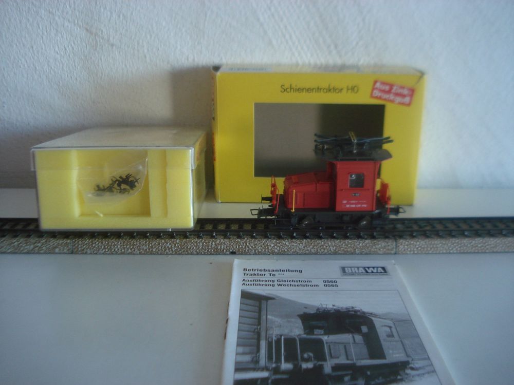 Brawa H0: Schienentraktor Te III 123 SBB, rot, WS, 0566, OVP (Gebraucht ...